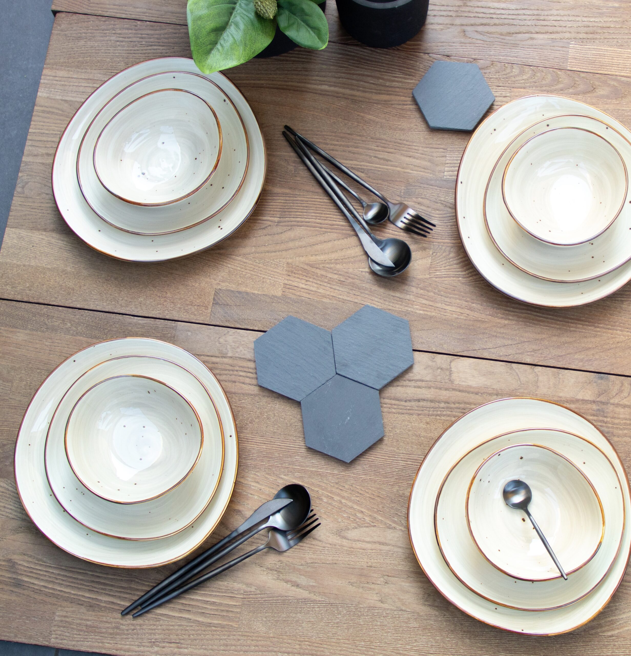 Color glazed dinnerware – VoguishHome