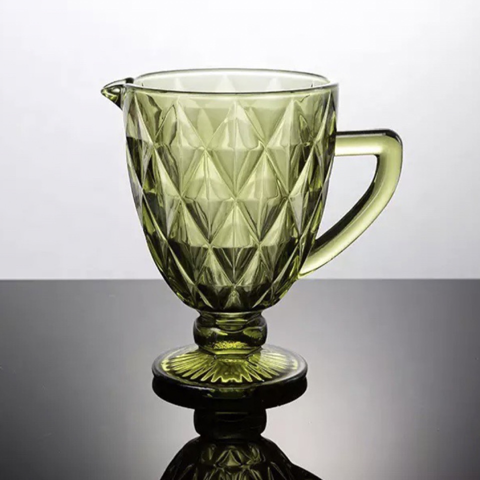 Colored glass pitcher – VoguishHome
